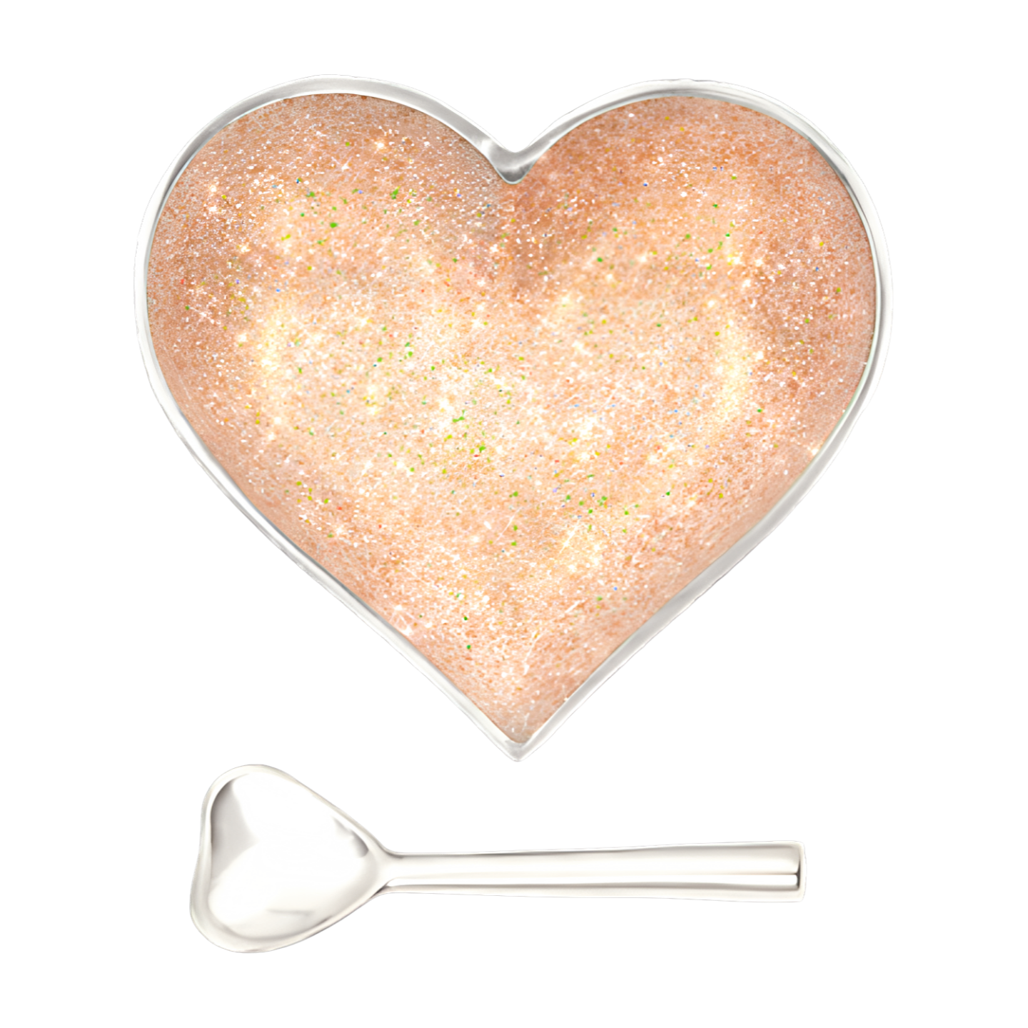 Happy Sparkly Gold Heart with Spoon – Inspired Generations